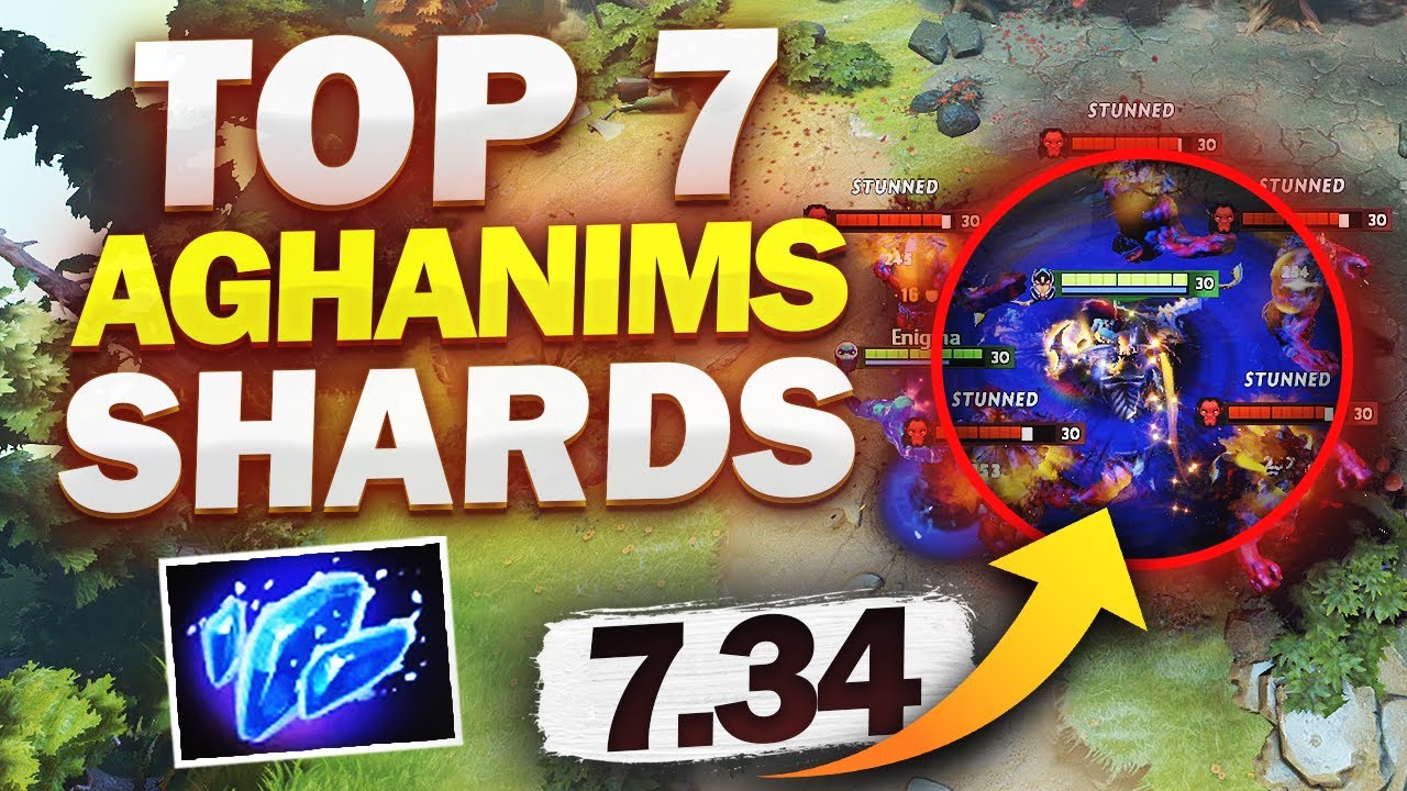 TOP 7 STRONGEST Aghanims Shards on 7.34 PATCH Dota 2 - YouTube