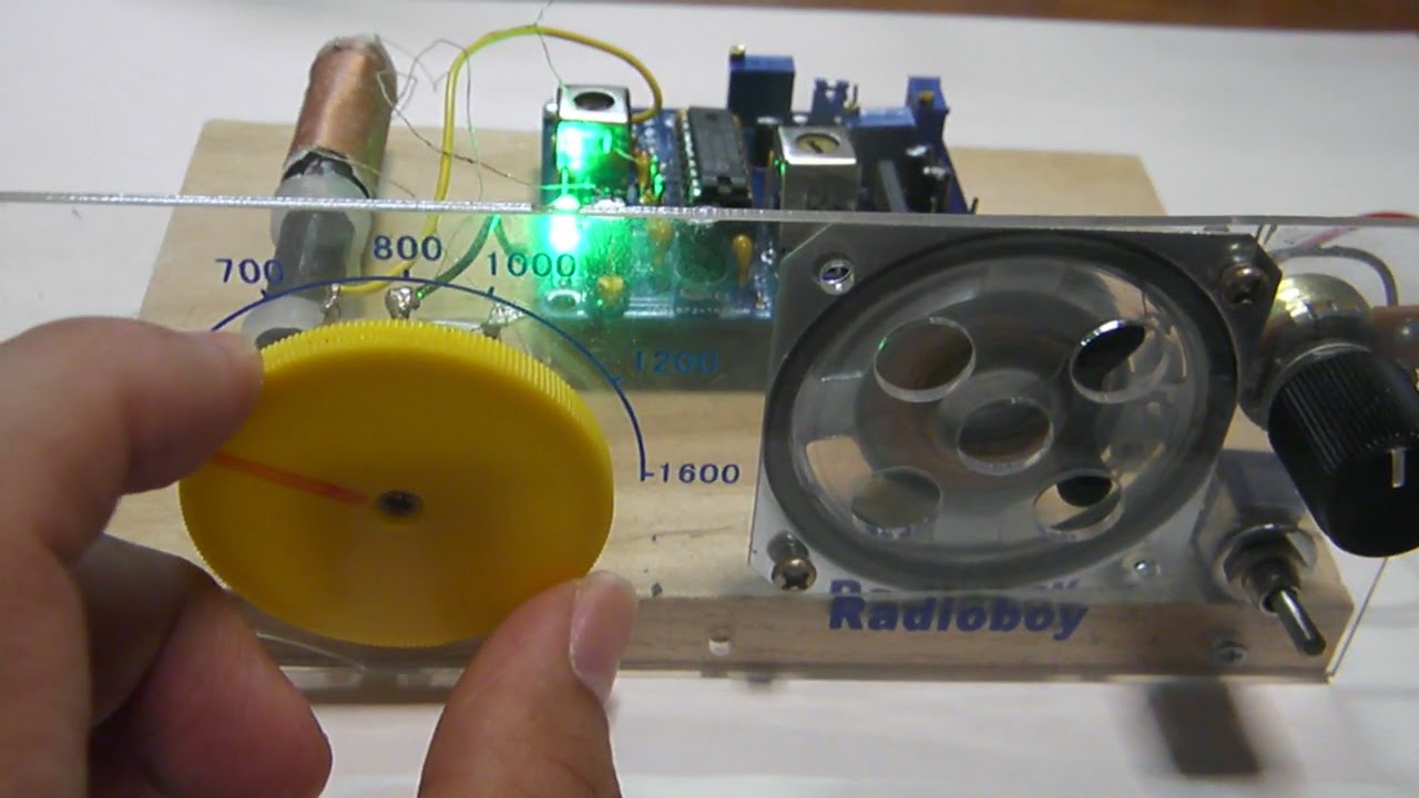 using TDA1572 , homebrew radio. - YouTube