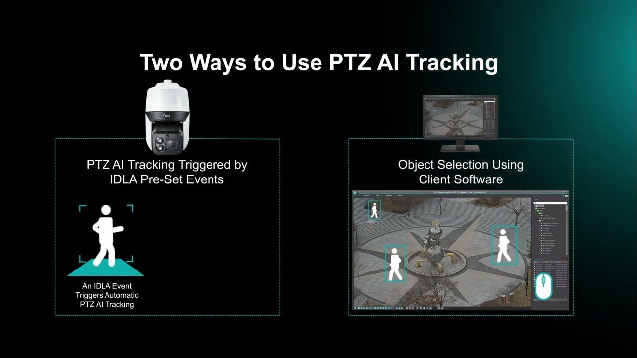 IDIS Edge AI PTZ Camera (DC-S6481HRA) - YouTube