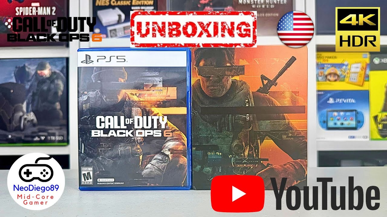 Call of Duty: Black Ops 6 [PS5] + Pre Order Bonus - Unboxing (English ...