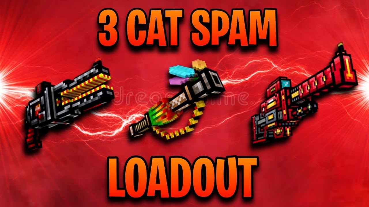 The Best CHEAP Weapons And Loadouts For 3 CAT SPAM In Pixel Gun 3D ...