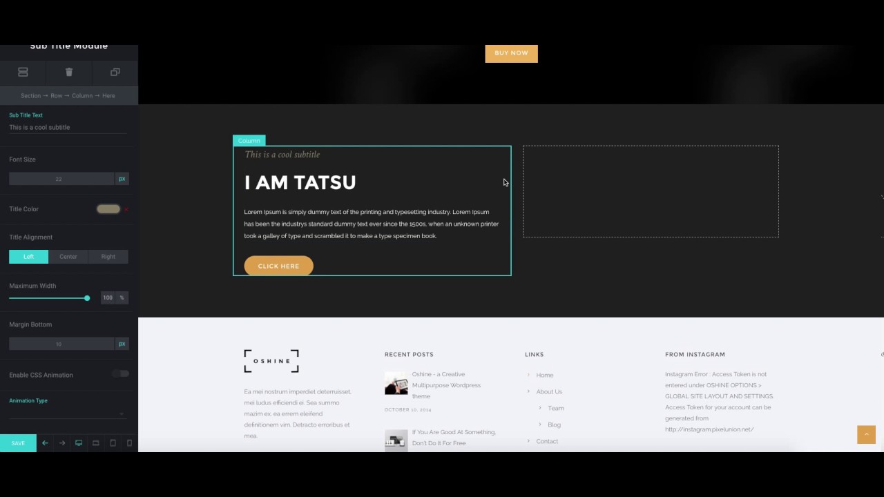 Create Stunning website using Tatsu - The Page Builder for WordPress ...