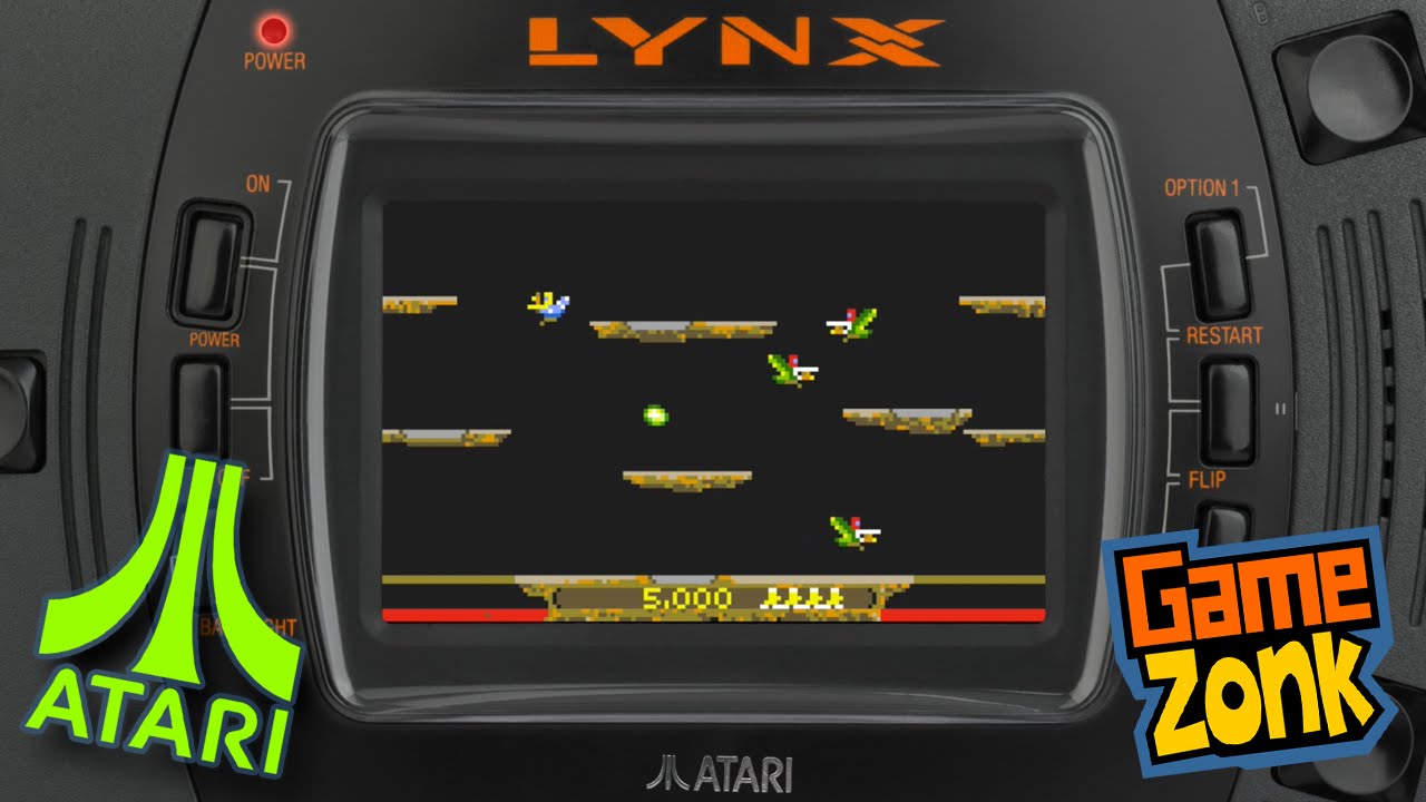 Joust - Atari Lynx - Play Through and Commentary - YouTube