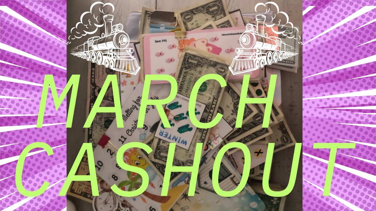 MARCH CASH OUT | HOW MUCH DID I SAVE?? - YouTube