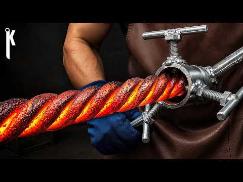 I Forged 3 Different Metals into a Stunning Damascus Knife!