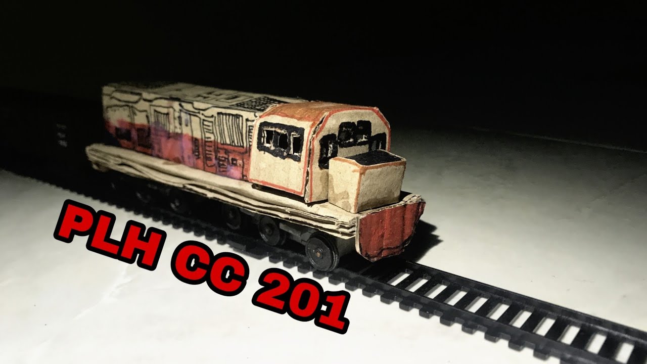 Miniatur kereta api cc 201 papercraft (kereta api kardus) - Stop Motion ...