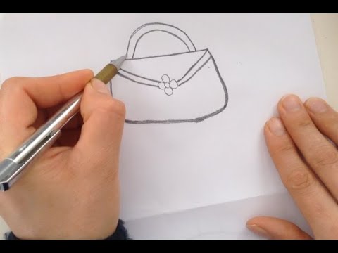 Kolay Resimler Çizimi - Çanta Çizimi 轻松绘制图片
