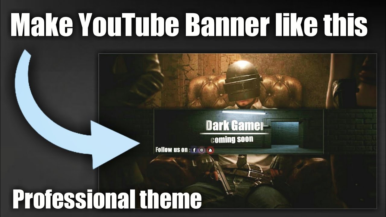 Dark Gamer youtube channel art 2020 for youtube channel !! - YouTube