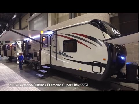 2016 Keystone Outback Diamond Super Lite 277RL - YouTube