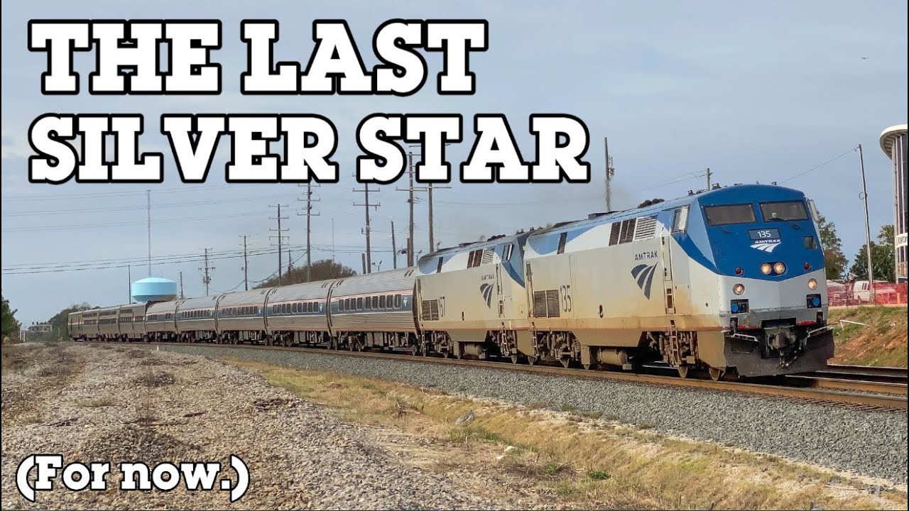 The Last Amtrak Silver Star (For Now) - Raleigh, NC - YouTube