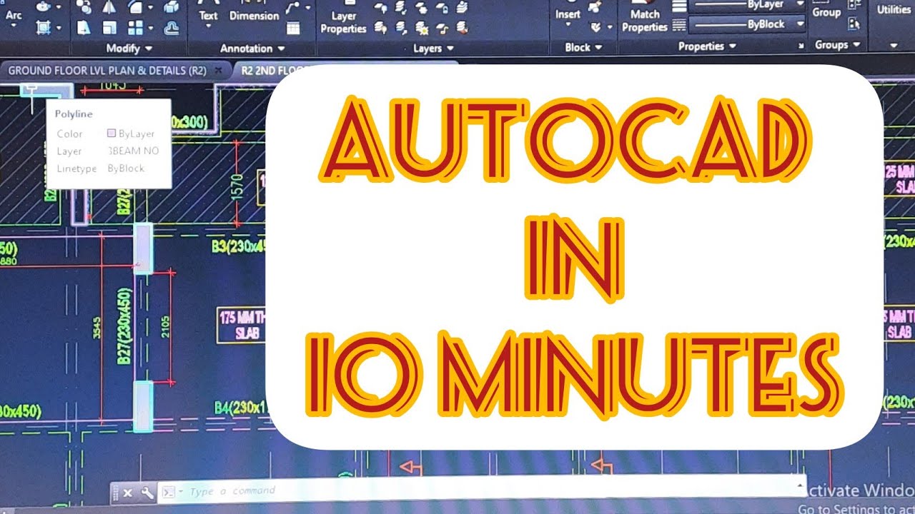 Learn AutoCAD In 10 Minutes How To Calculate Area In AutoCAD Basic learn-autocad-in-10-minutes-how-to-calculate-area-in-autocad-basic