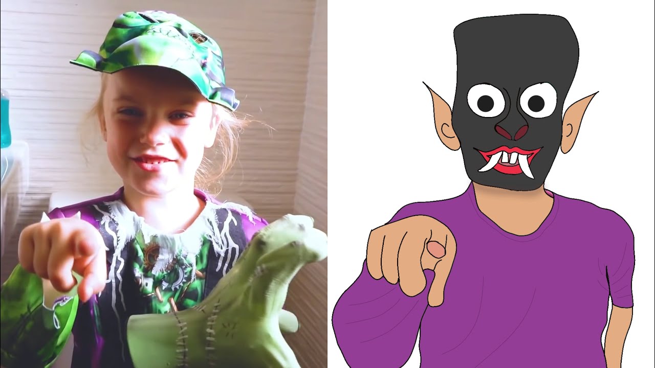 Gaby and Alex fun with their Grandmother - Gaby and Alex funny drawing ...