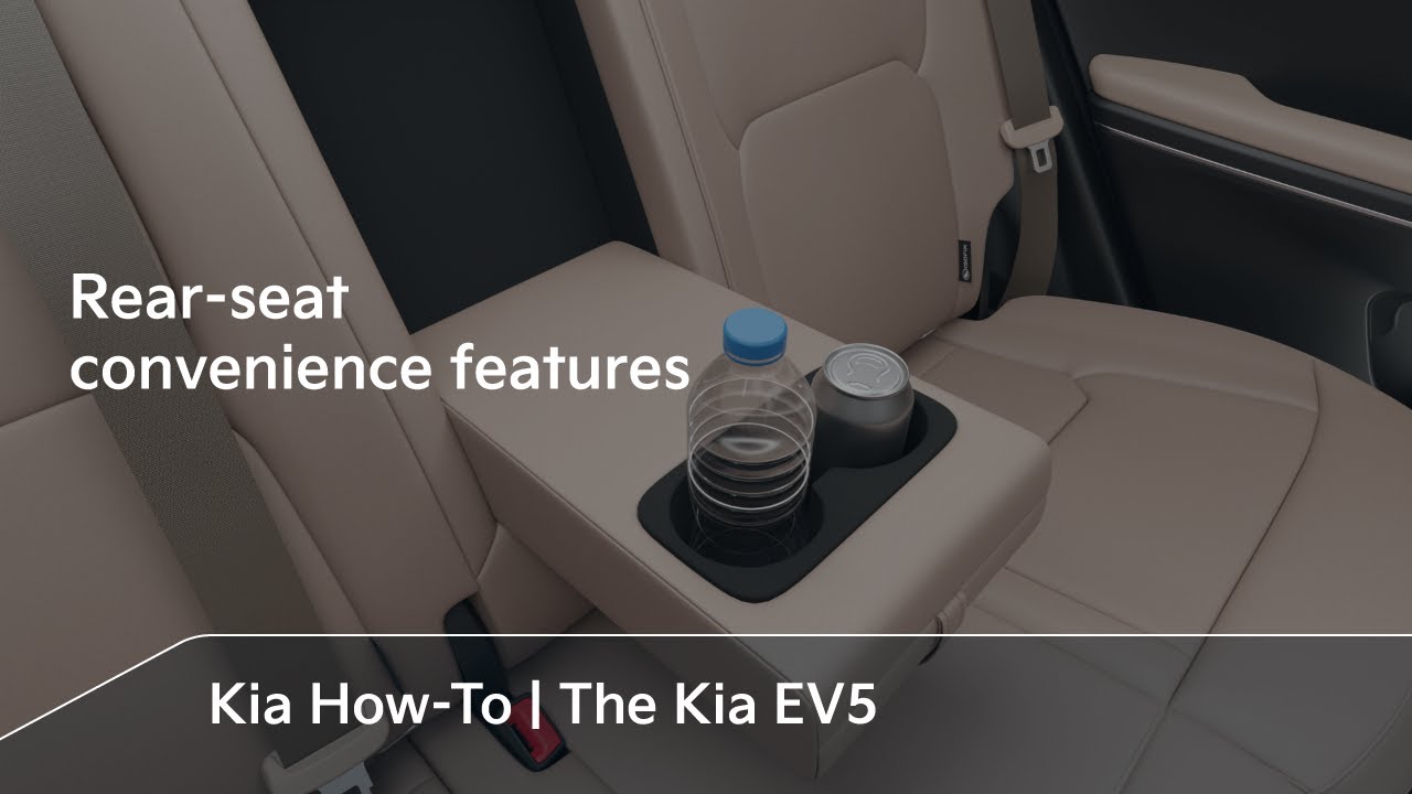 Rear-seat convenience features | The Kia EV5 - YouTube