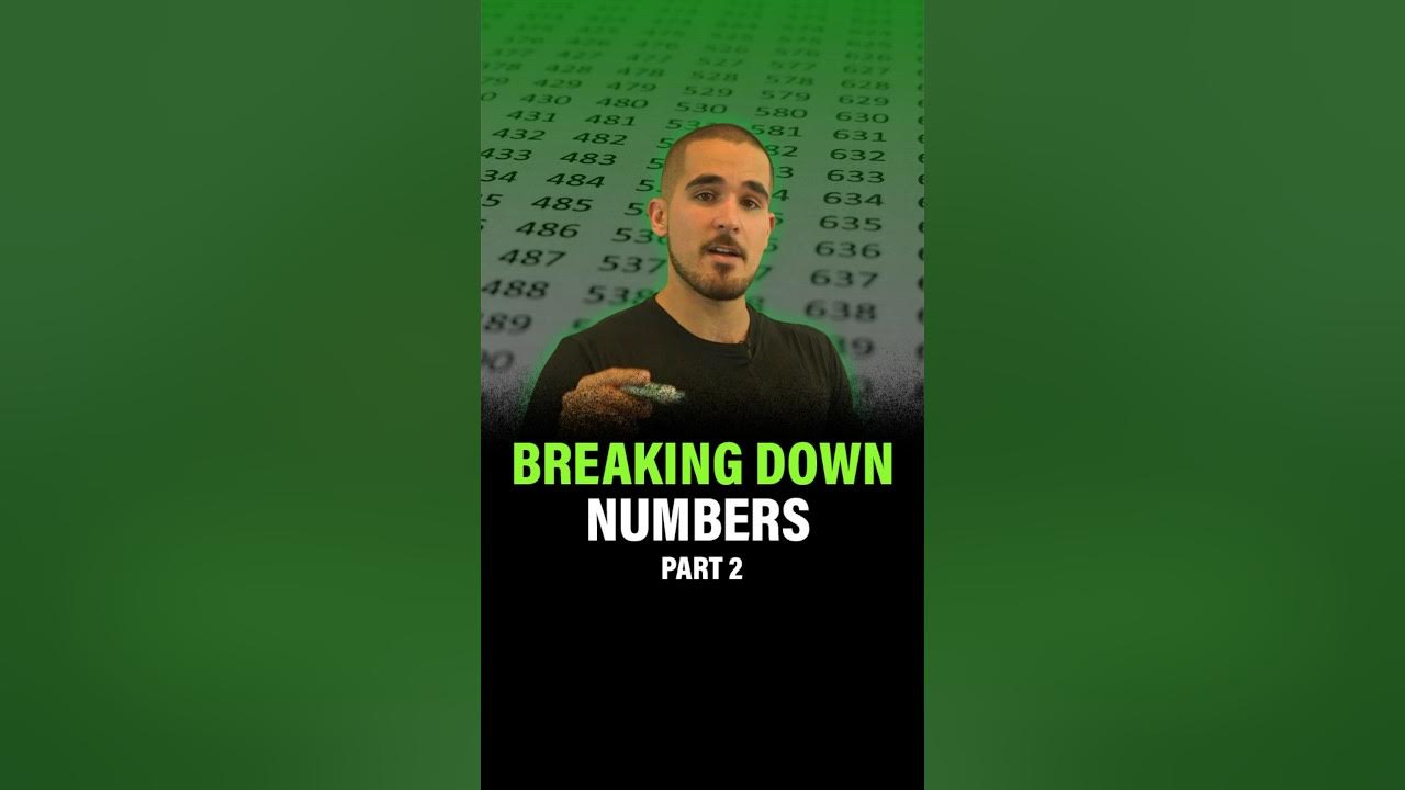 Breaking Down Numbers!!! (Part 2) #breaking #number #student #wealth # ...