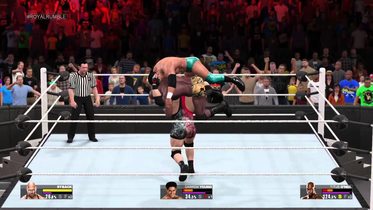 Ryback Double Shell Shocked - WWE 2K15 OMG - YouTube