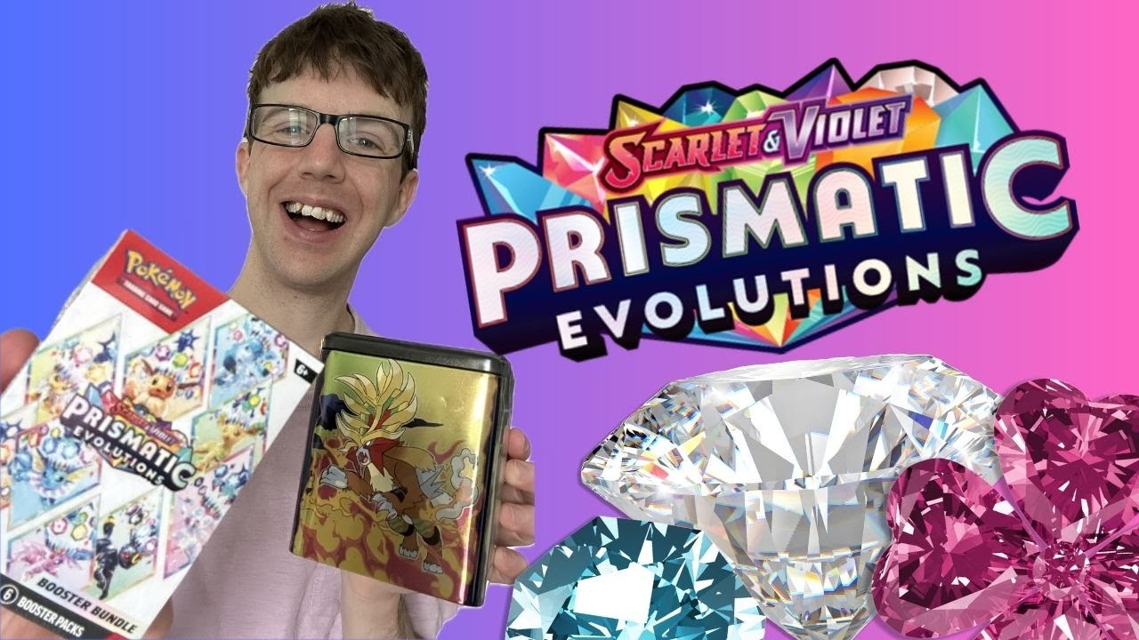 POKEMON TCG: Prismatic Booster Bundle and Stacking Tin - YouTube