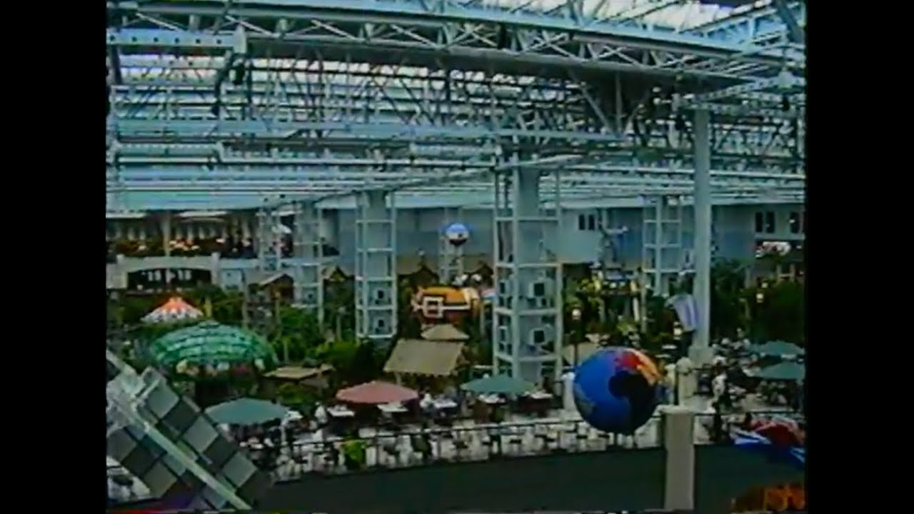 VHS Found Footage - Shopping Mall 1990's Vintage Mall of America - YouTube