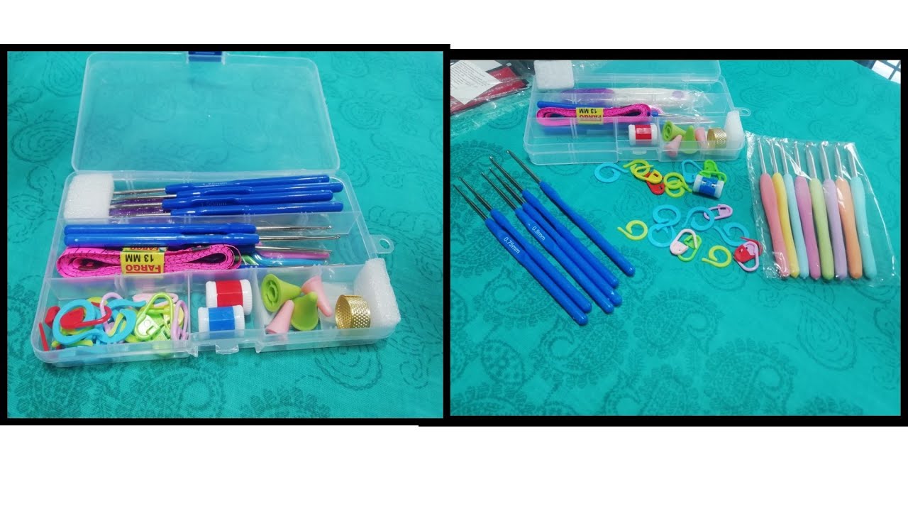 unboxing crochet tools/ Meesho haul/how to use crochet tools - YouTube