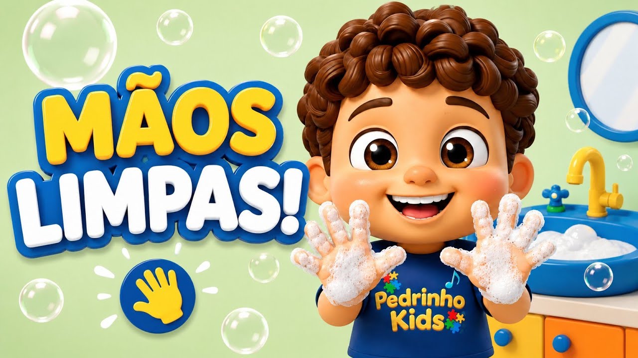 Vamos Lavar as Mãos! 🫧 Música Infantil de Higiene para Crianças ...