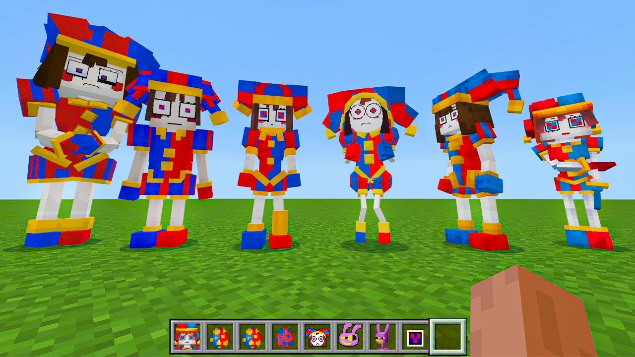 EVERY The Amazing Digital Circus ADDON in (MINECRAFT PE) 3 - YouTube