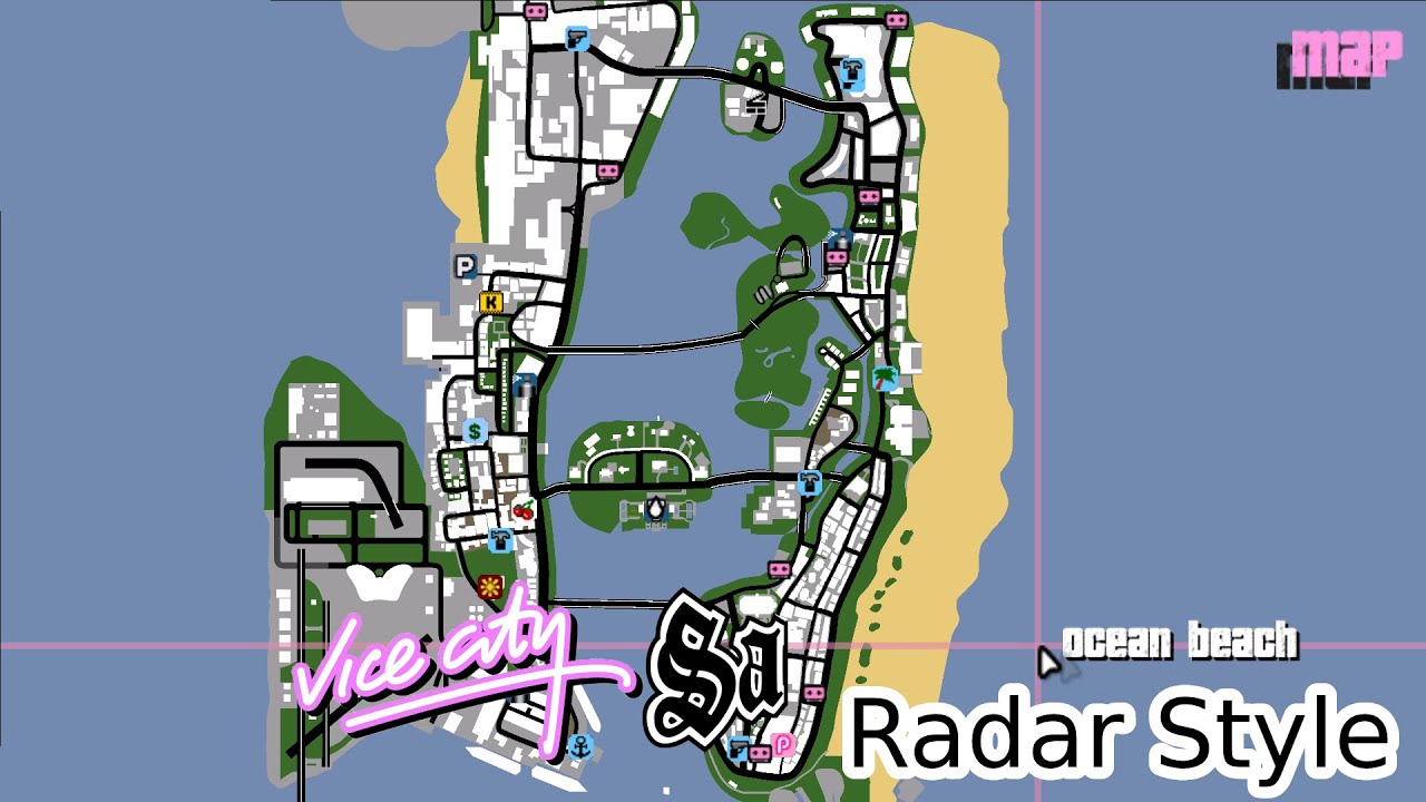 GTA VC Radar SA Style Mod | GTA Mods - YouTube
