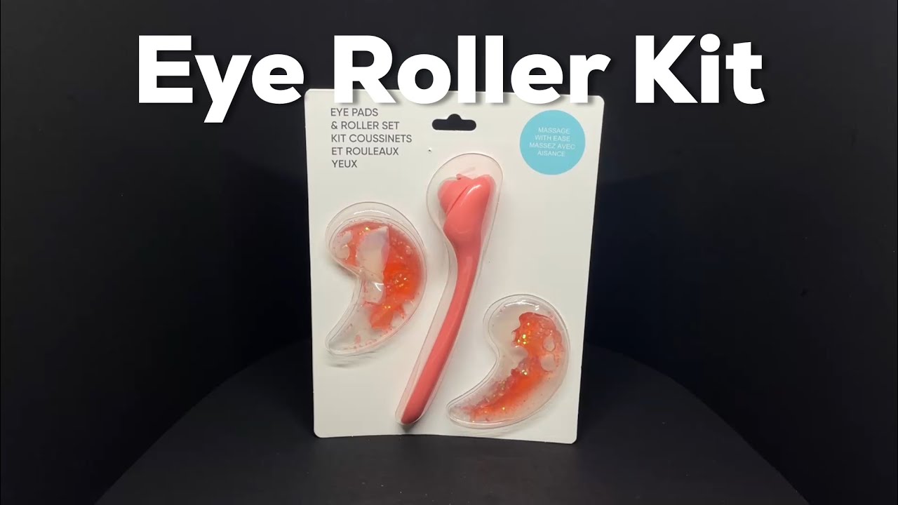 Miniso Eye Pads & Roller Set - YouTube