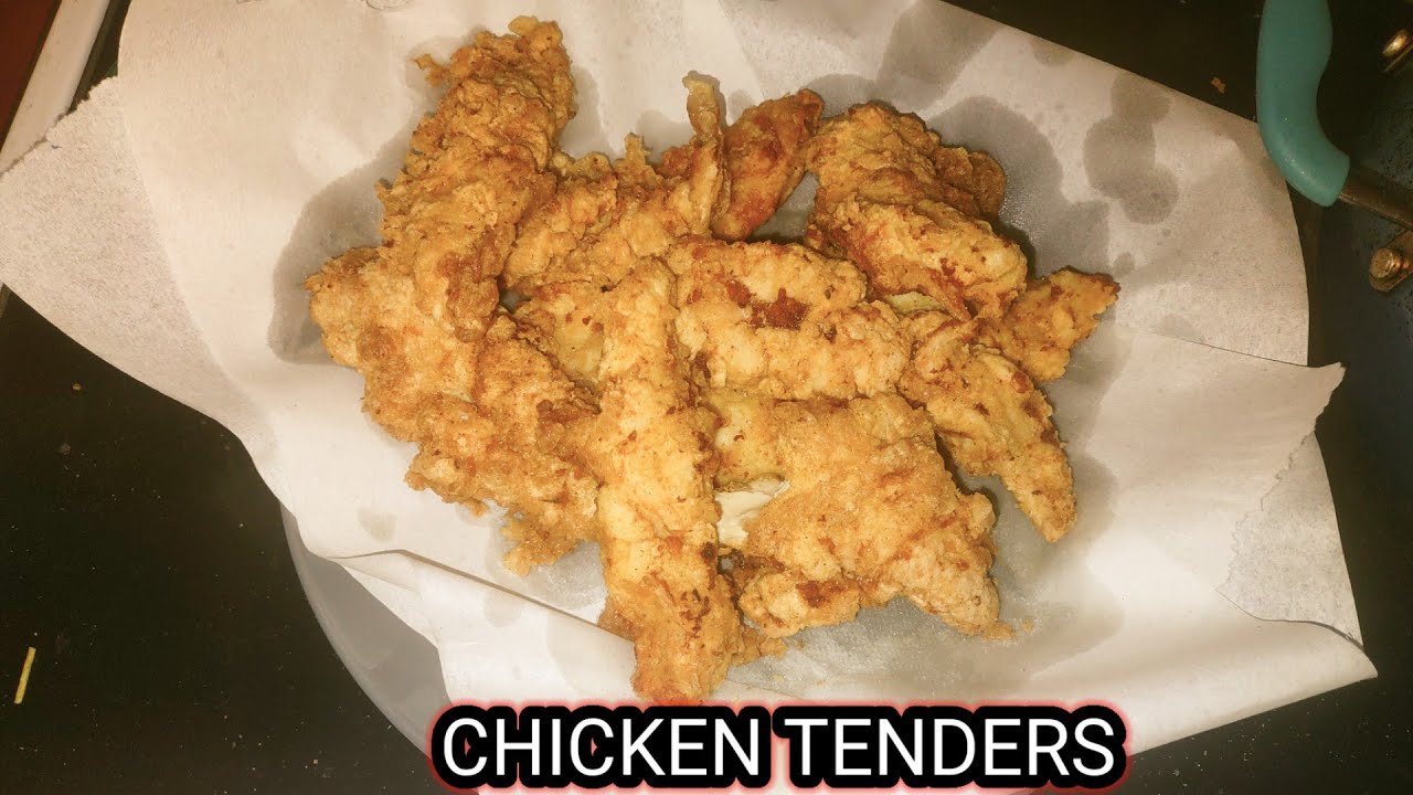 Let's Fry Some Chicken Tenders - YouTube