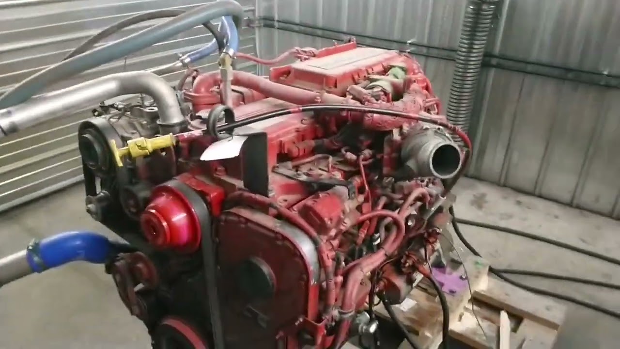 Used 2015 Cummins ISL9 Engine Test Run 500-17617 - YouTube