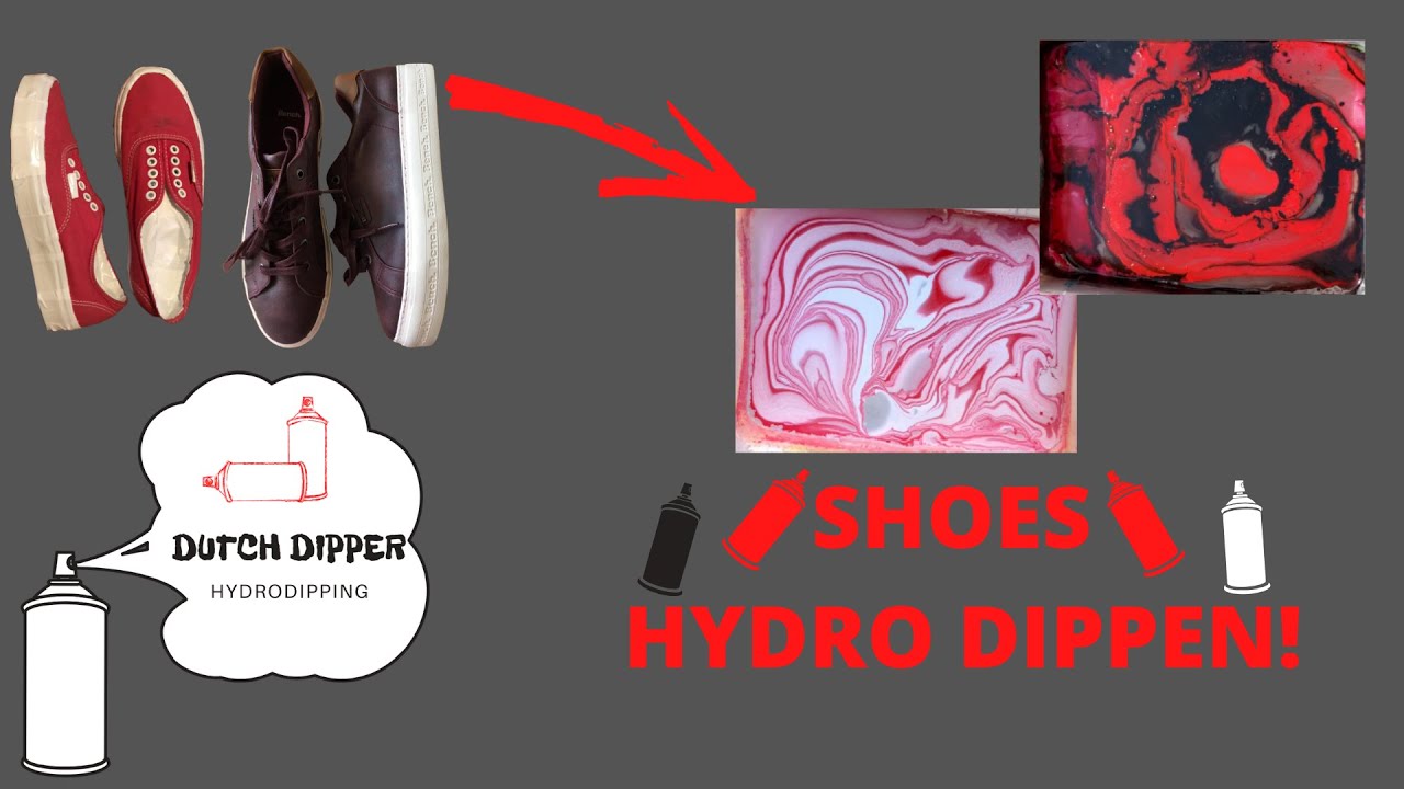 HYDRO DIPPING SHOES! - YouTube