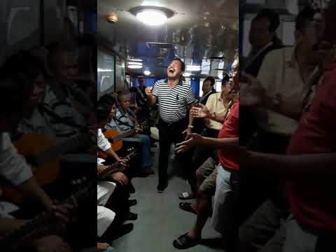 Koor Ama Duren Sawit diatas kapal Ferry