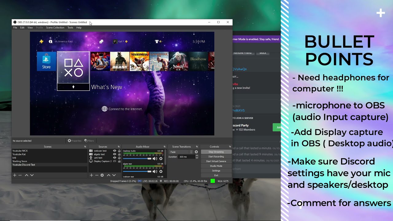How to start a Party Chat with OBS | Twitch - YouTube
