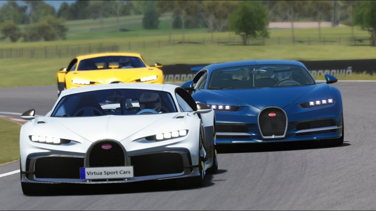 Insane Bugatti Chiron 2016 vs Bugatti Chiron Profilee 2022 at Bathurst ...