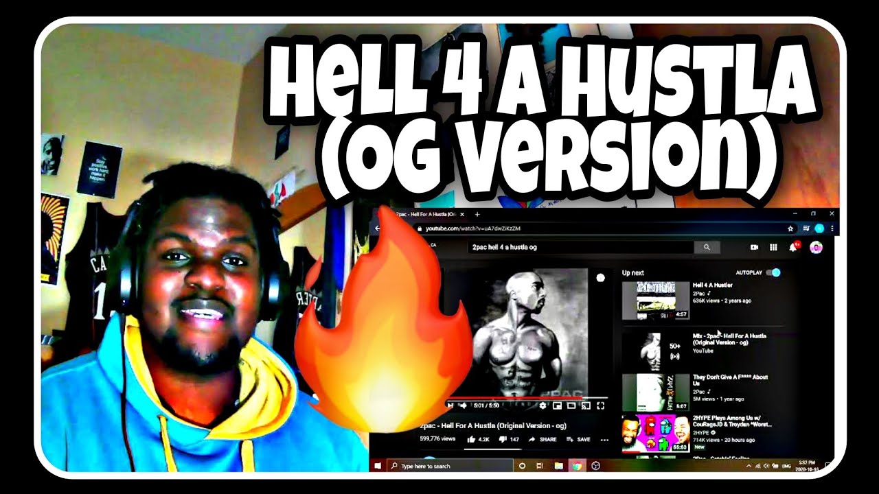 2Pac - Hell 4 A Hustla (OG Version) - REACTION - YouTube