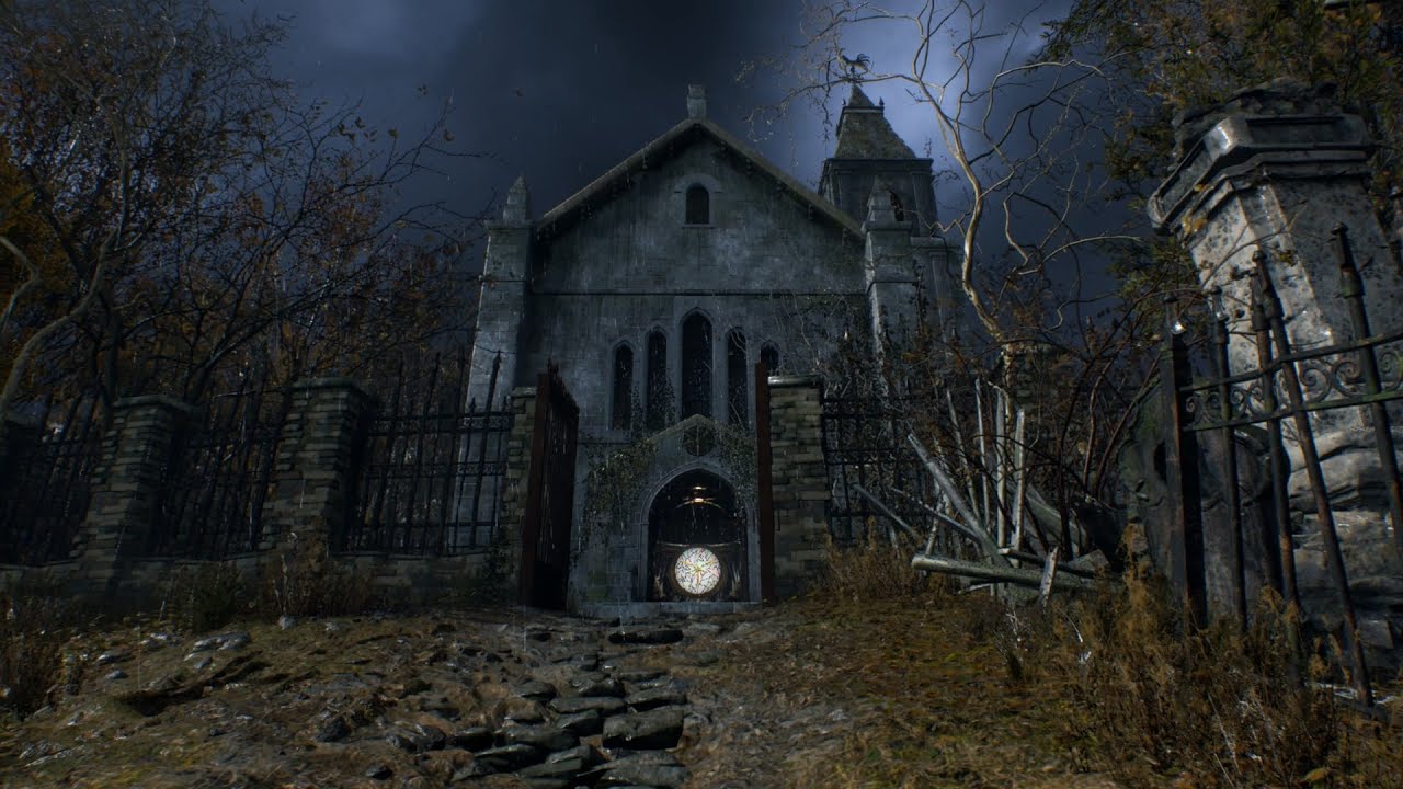 Resident Evil 4 | Ambience & Music | Rain Thunder | Church - YouTube