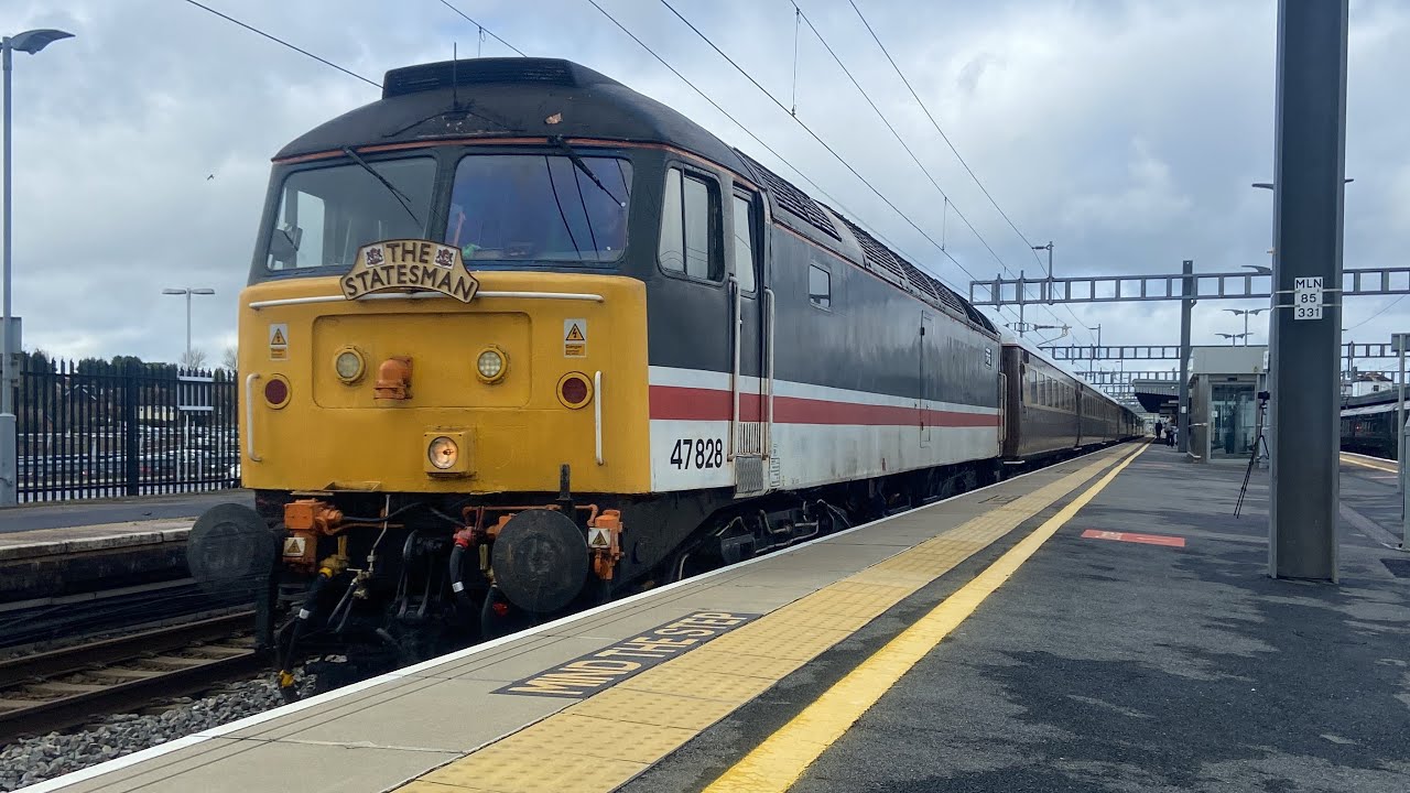 Statesman Rail “The Portsmouth Harbour Statesman” Class 47828 + 47712 ...