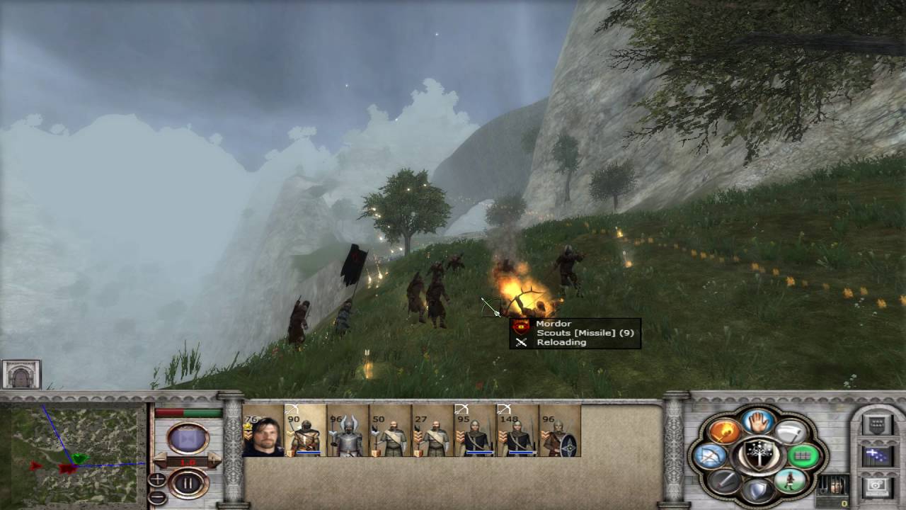 LOTR Third Age Total War Gondor vs Mordor Heroic Victory (1700 vs 300 ...