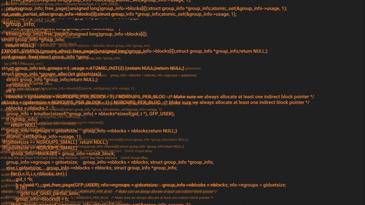 Orange screen coding hacker concept animation with glitch Free Stock Video - YouTube