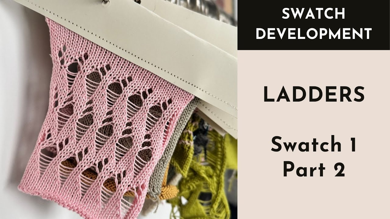 Machine Knitting - Ladders Part 2 - YouTube