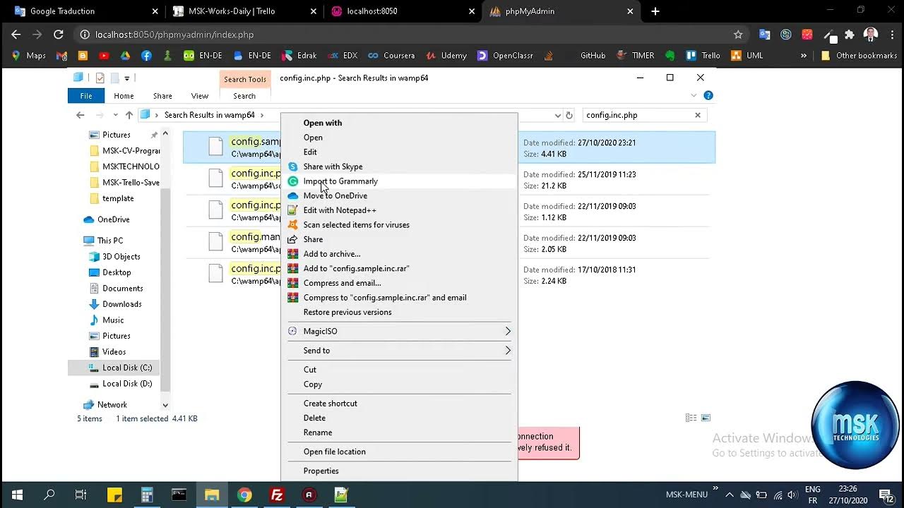 Solve PhpMyAdmin login problem - YouTube