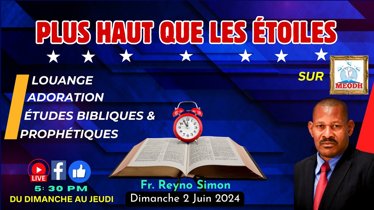 Plus Haut que les Etoiles: Etude de l’Esprit de Prophétie. (Fr. Reyno Simon 02/06/24) - YouTube