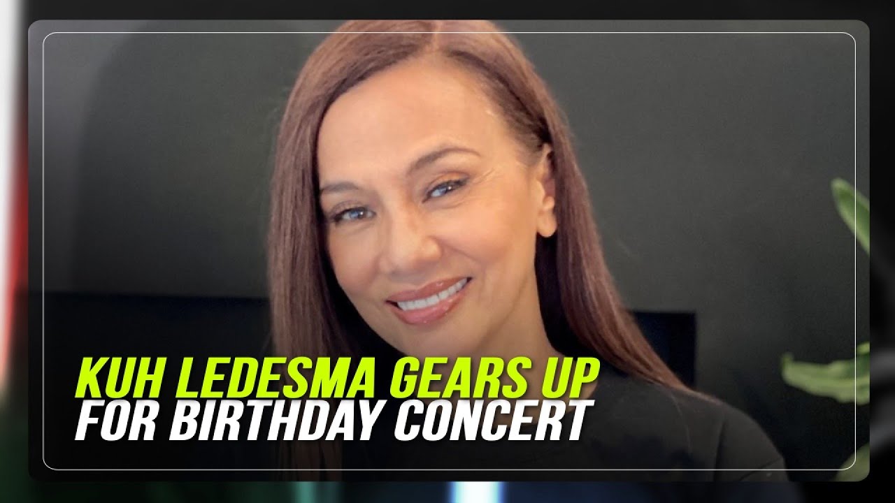 Kuh Ledesma gears up for birthday concert | ABS-CBN News - YouTube