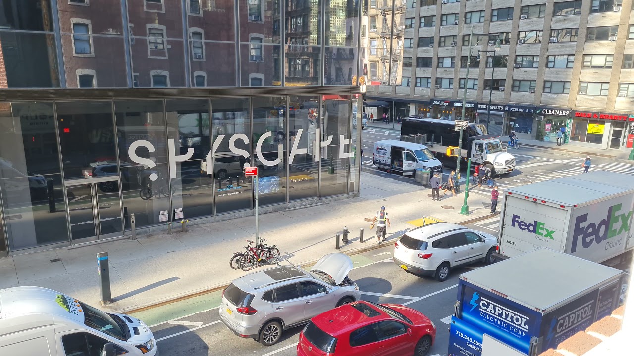 Manhattan, NYC - Morning Window View - 4k - 60fps - Urban Sounds - YouTube