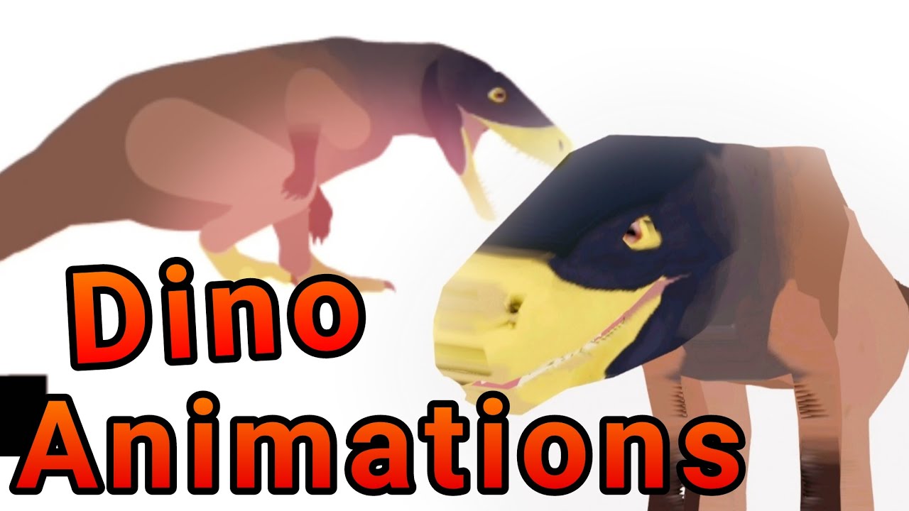 Dinosaur animation practices - YouTube