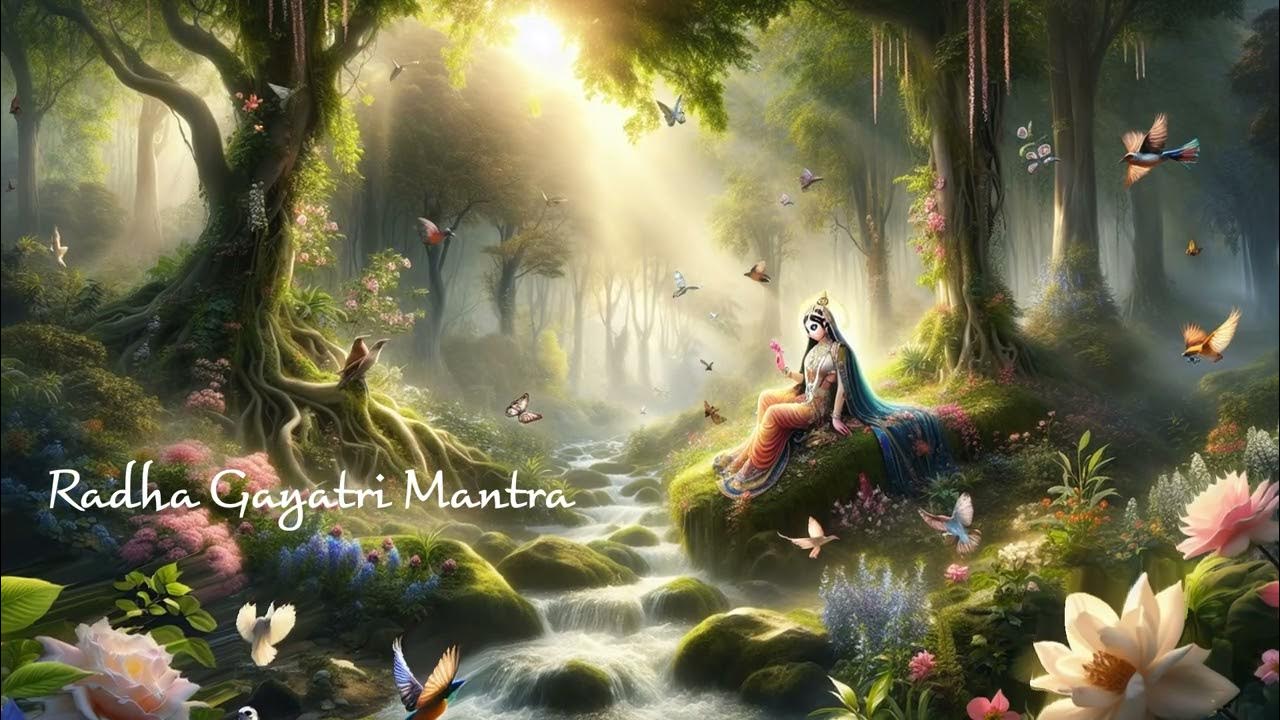 Experience Divine Bliss and Inner Peace with the Powerful Radha Gayatri Mantra Chanting # ...