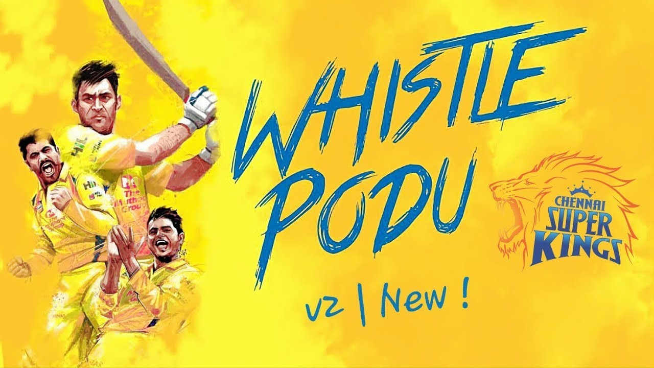 Whistle Podu Song | Whistle Podu CSK | Thala Song | Goat Vijay Song ...