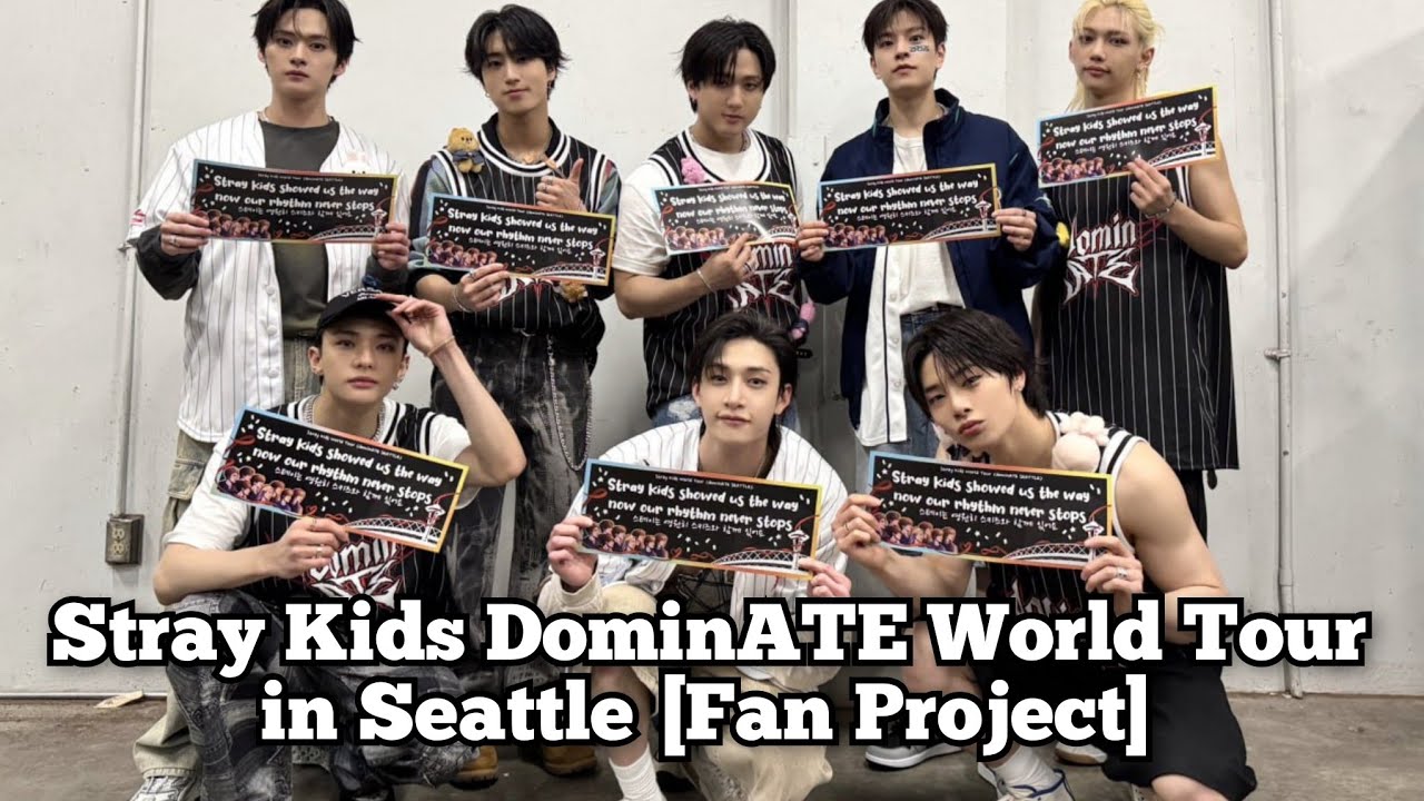 Stray Kíds DominATE World Tour in Seattle [Fan Project] - YouTube