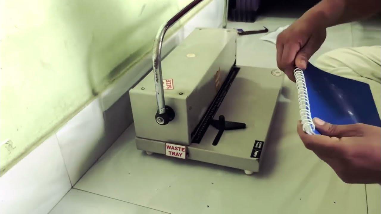 Spiral Binding Kaise Karte Hain | Spiral Binding at Home | How to spiral binding | Oddy - YouTube