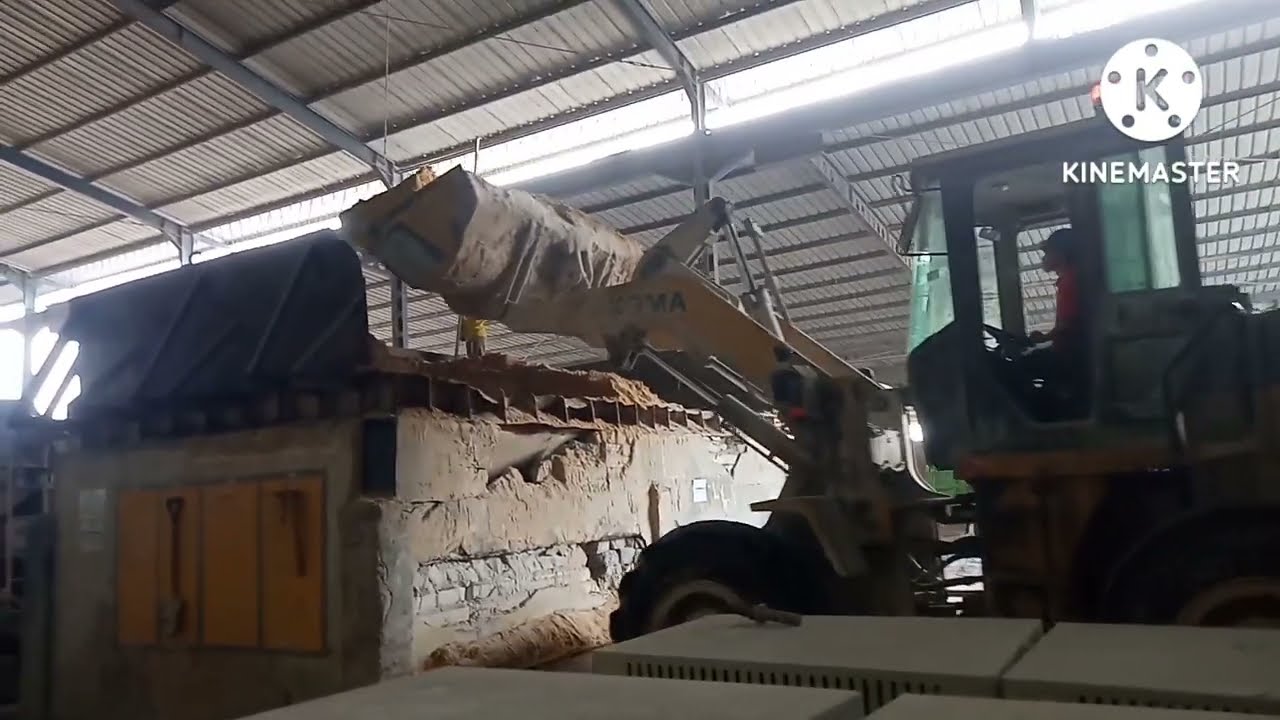 PROSES PEMBUATAN BATA RINGAN (PART1) - YouTube