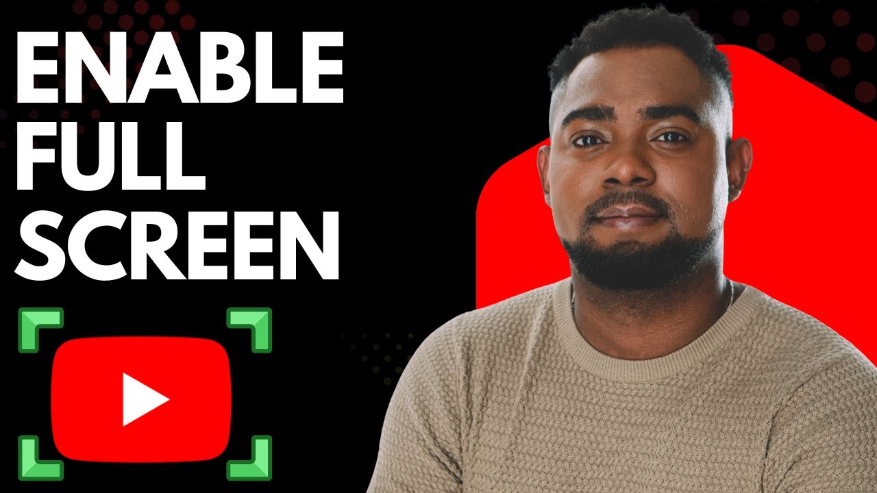 How to Enable YouTube Full Screen Settings | Watch Videos Without ...