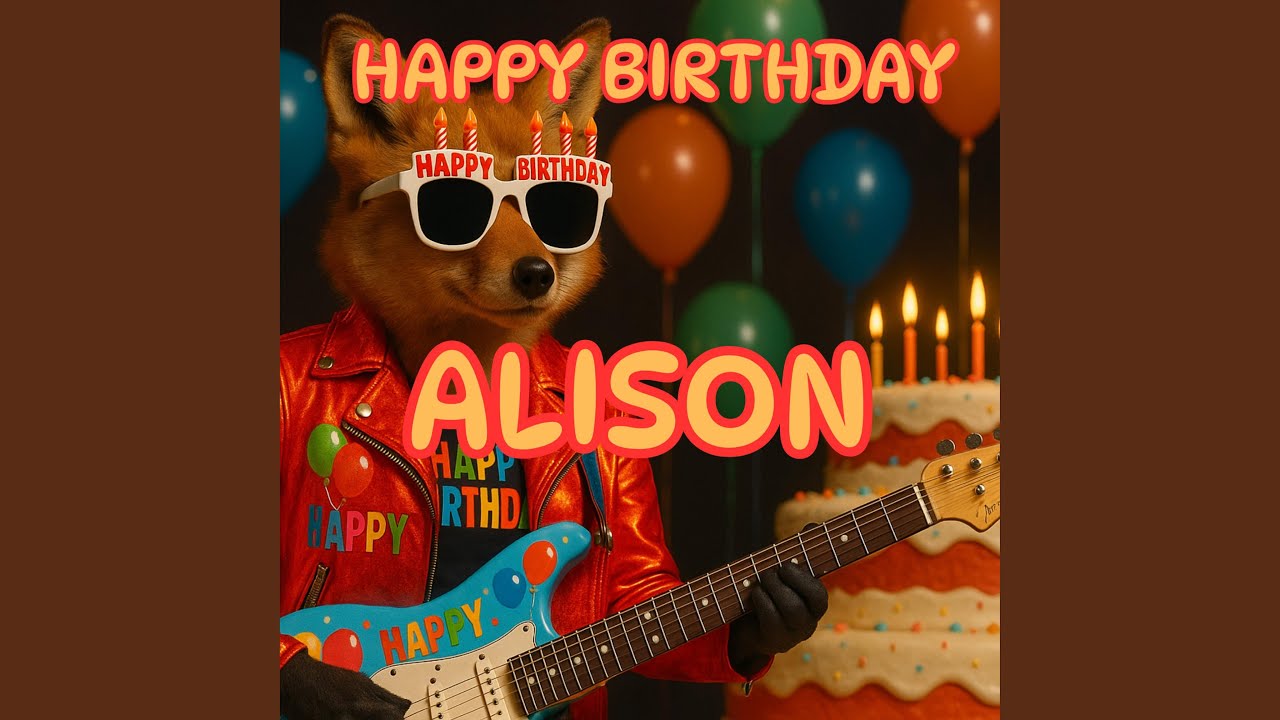 Happy Birthday Alison - YouTube
